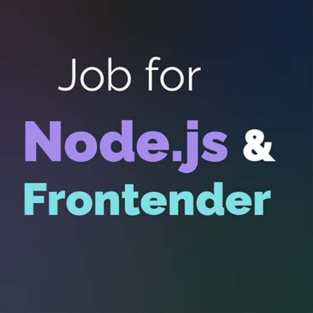 Telegram-канал "Job for Frontend (JavaScript + Node.js) developers" — @forfrontend — TGStat