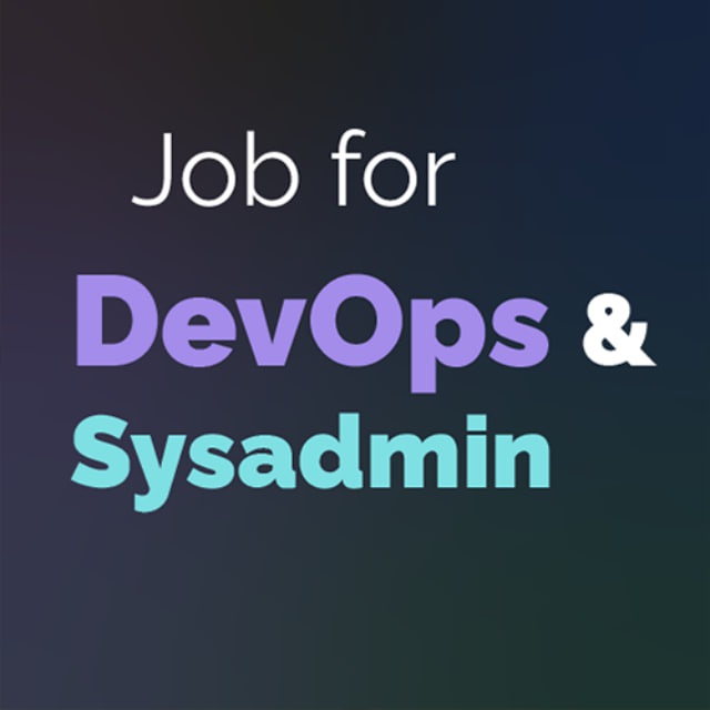 Telegram-канал "Job for Sysadmin & DevOps" — @fordevops — TGStat